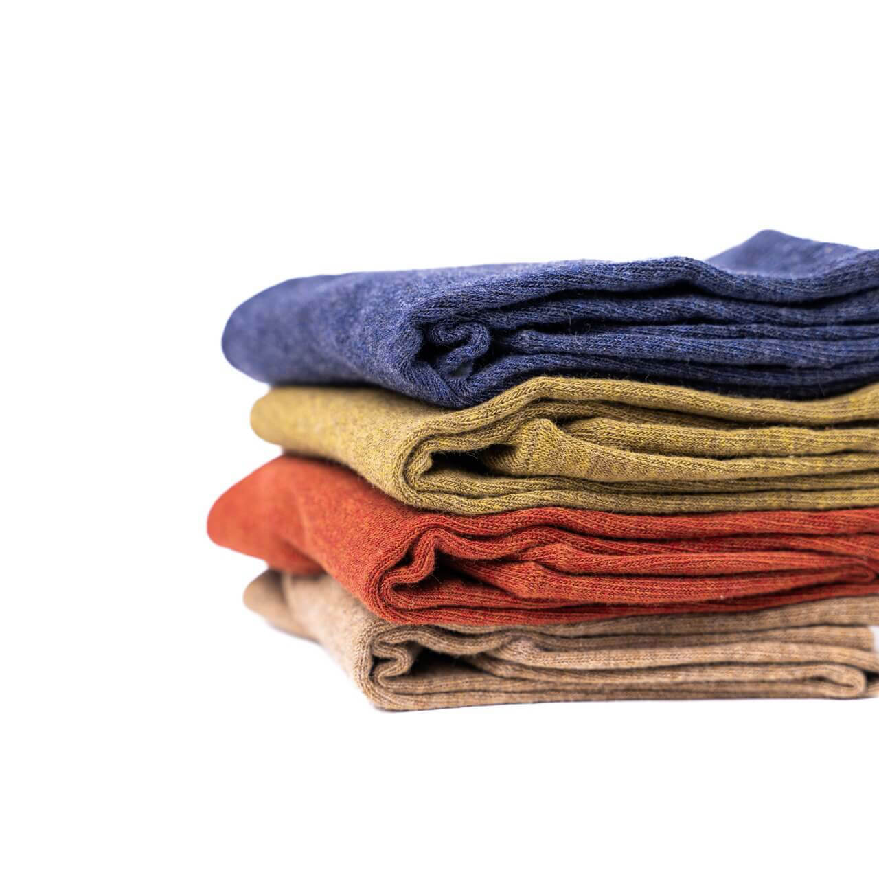 Men's Solid Beige Ribbed Casual Crew Socks – Nimble Made