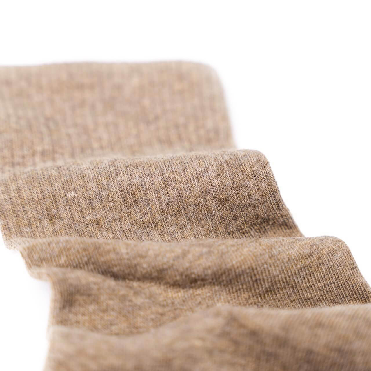 Men's Solid Beige Ribbed Casual Crew Socks – Nimble Made
