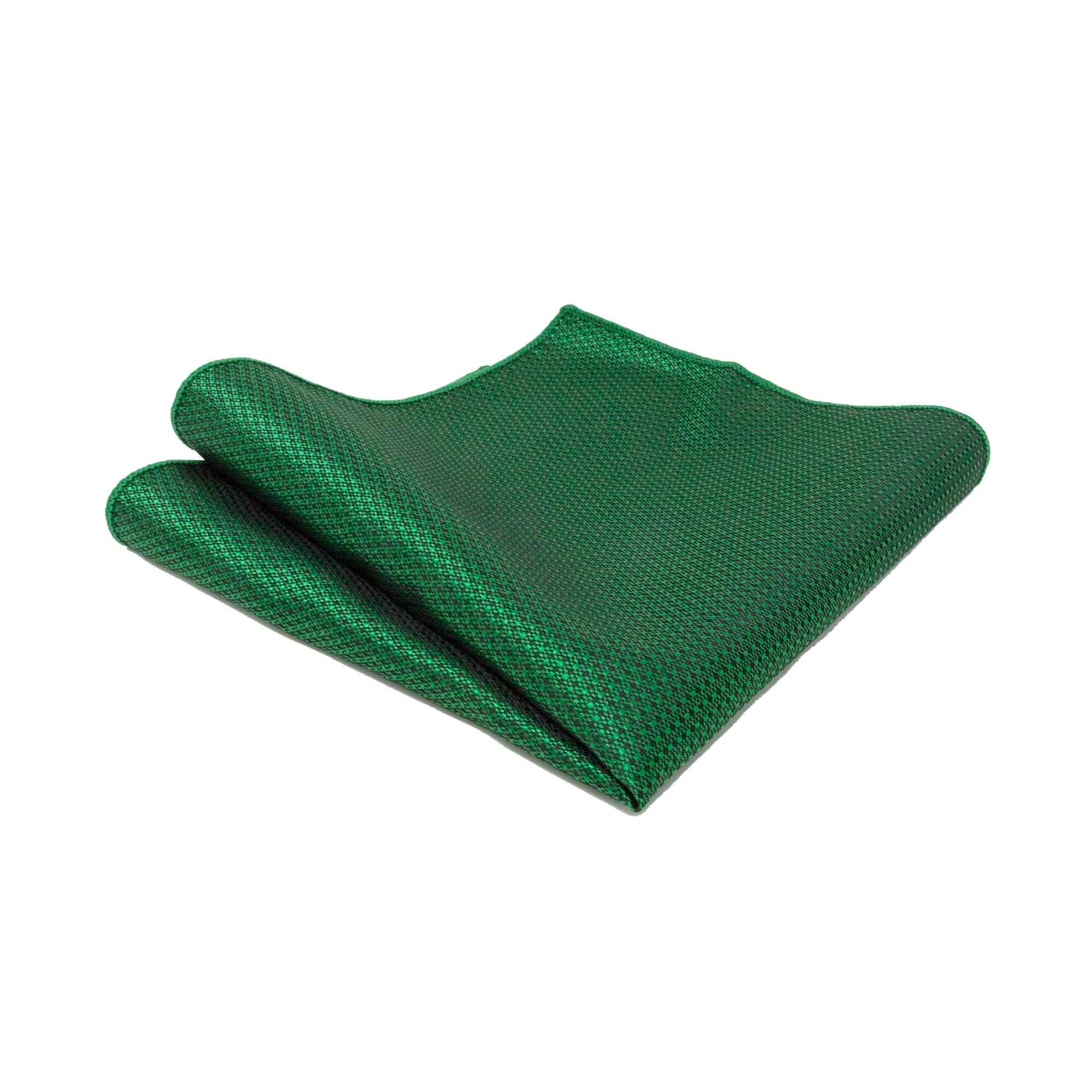 Dark Emerald Green Silk Pocket Square - Nimble Made