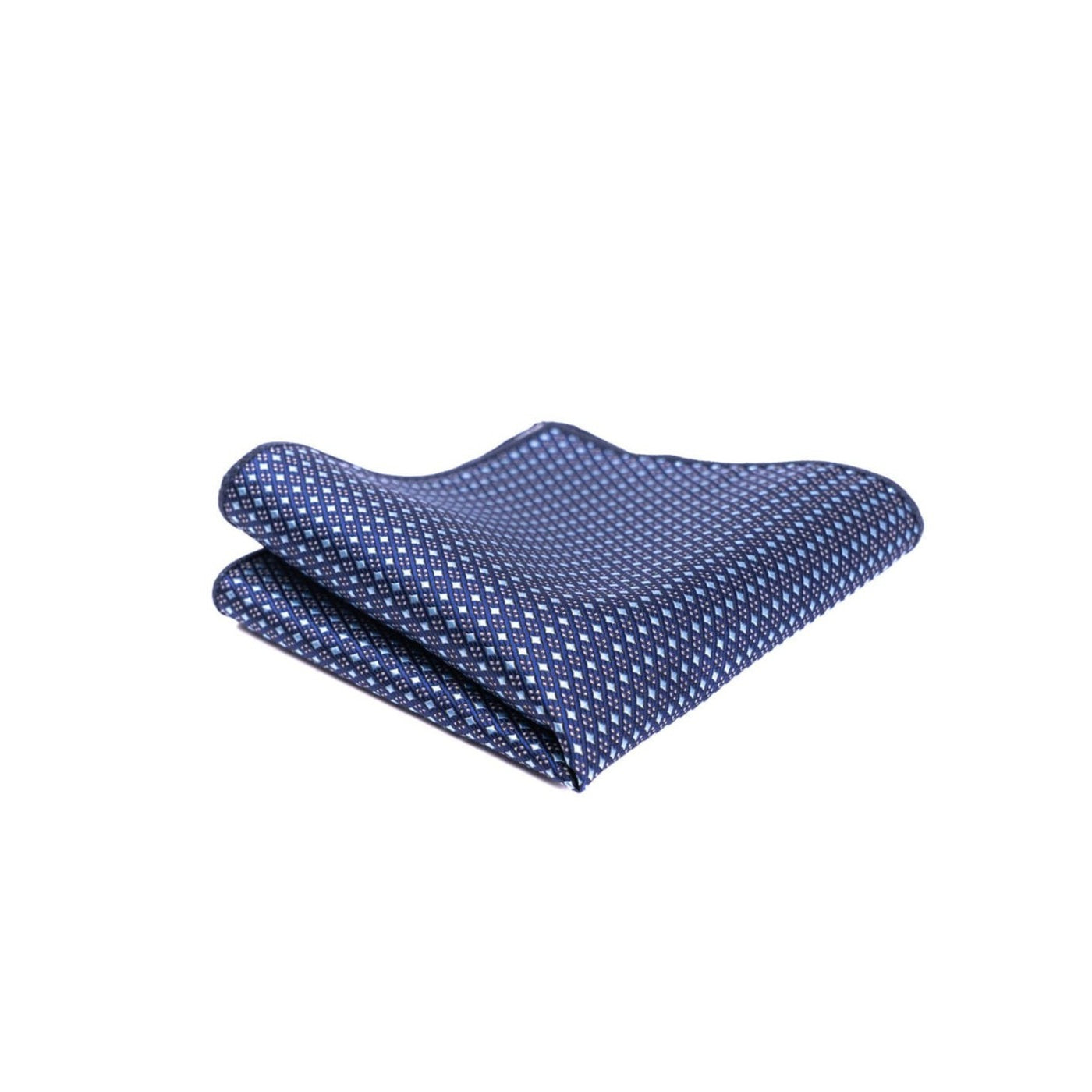 Navy Blue Suit Pocket Square | Men’s Patterned Handkerchief – Nimble Made