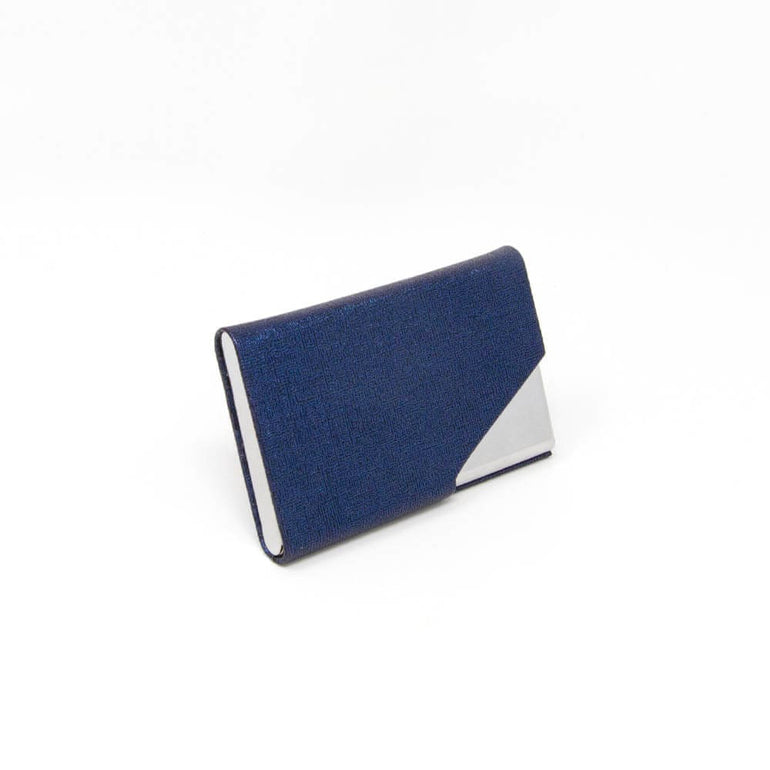 Dark Blue Metallic Card Holder – Nimble Made