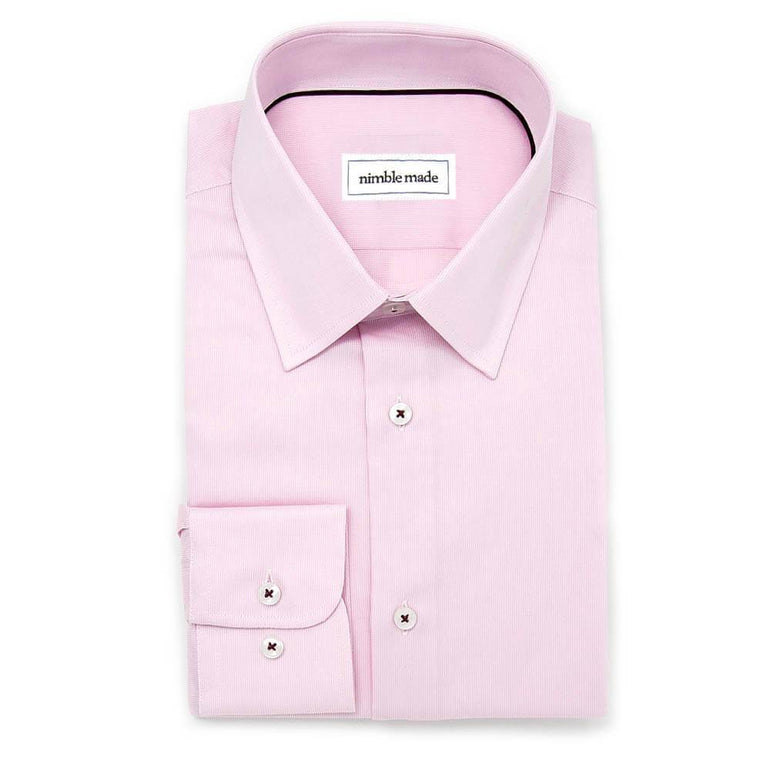 Slim Fit Light Pink Dress Shirt | Shop Best Men's Pink Button Up ...